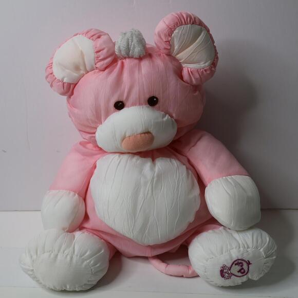 Fisher-Price | Toys | Fisherprice Puffalump Pink White Mouse 7 1987 Vtg ...